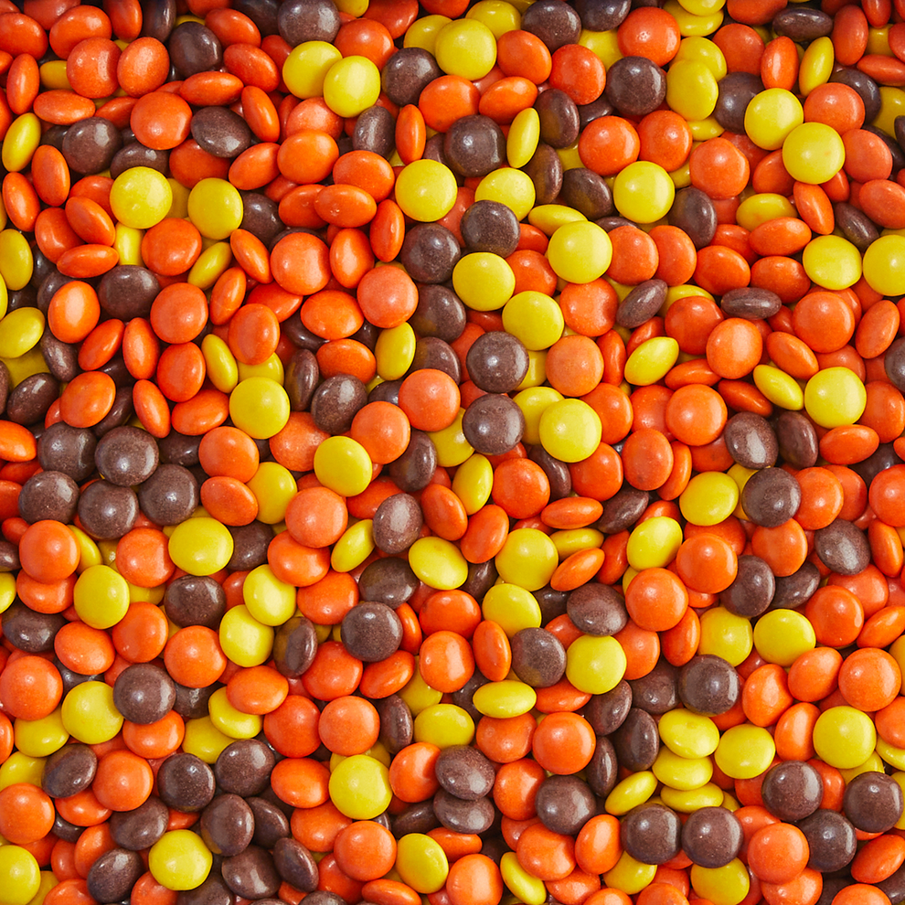 Reese’s® Pieces – Whole - 25 lbs – Toppers Express